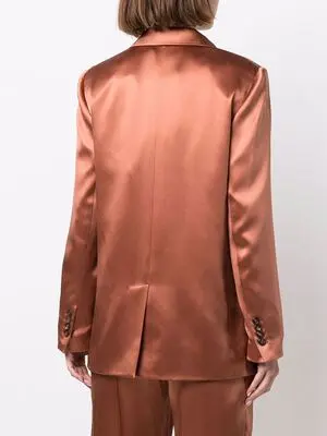 Brunello Cucinelli Double-breasted Silk Blazer