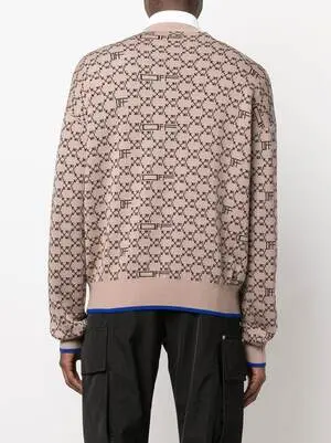 Off-White All-over Monogram Crew Neck Jumper