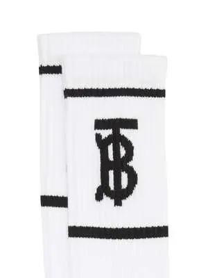 Burberry Monogram Intarsia Socks