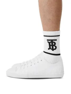 Burberry Monogram Intarsia Socks