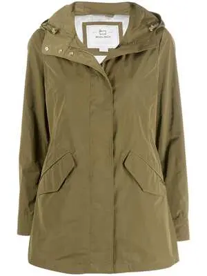 Woolrich Hooded Zipped Military Jacket