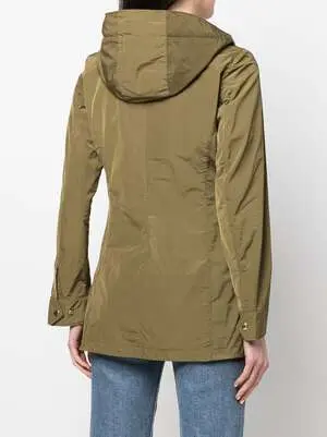 Woolrich Hooded Zipped Military Jacket