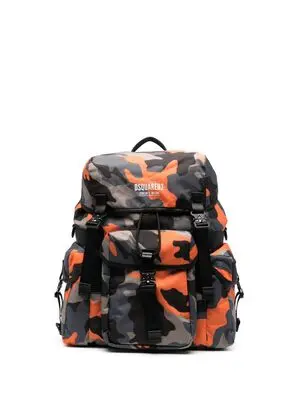 Dsquared2 Ceresio 9 Camouflage-print Backpack