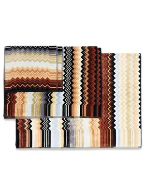 Missoni Giacomo Five-piece Towel Set - Black