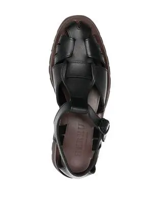 Hereu Pesca Cut-out Detail Leather Sandals