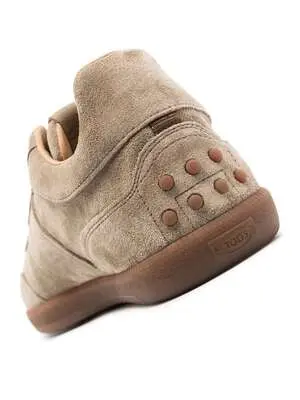 TOD'S Panelled Low Top Sneakers - Green