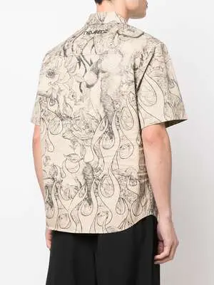 Dsquared2 Graphic-print Short-sleeved Shirt