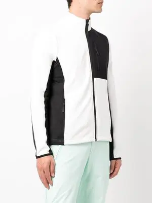 Aztech Mountain Colour-block Zipped Vest - Black