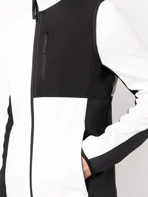 Aztech Mountain Colour-block Zipped Vest - Black