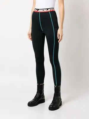 Aztech Mountain Next To Skin Logo-waistband Leggings - Black