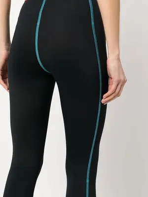 Aztech Mountain Next To Skin Logo-waistband Leggings - Black