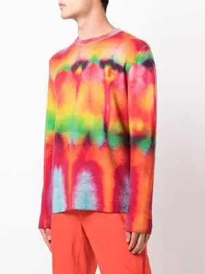 Aztech Mountain Tie-dye Pattern Sweater