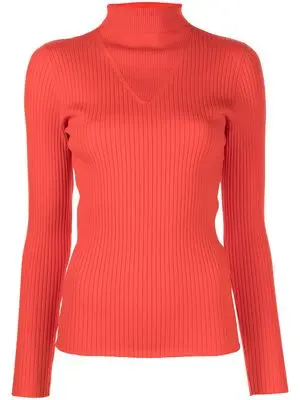 Aztech Mountain El Paradiso Roll Neck Sweater - Orange