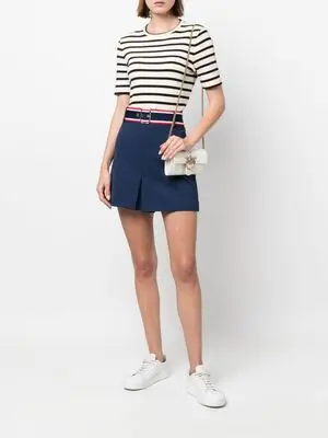Pinko A-line Mini Skirt With Belt
