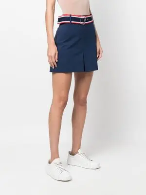 Pinko A-line Mini Skirt With Belt