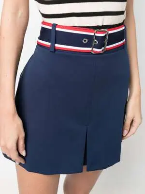 Pinko A-line Mini Skirt With Belt