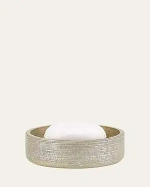 LABRAZEL Woven Metallic Soap Dish - Gray Metallic