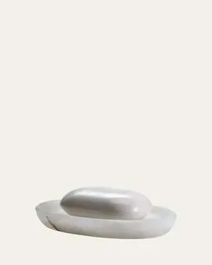 LABRAZEL Alisa Alabaster Soap Dish - White