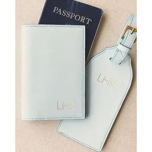 BELL'INVITO Monogram Luggage Tag - Rose
