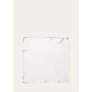 Eton Silk Wedding Pocket Square - Grey