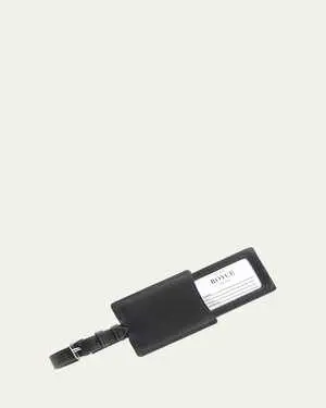 ROYCE NEW YORK Ret Retractable Luggage Tag Black