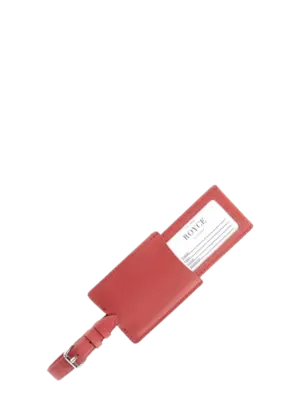 ROYCE NEW YORK Ret Retractable Luggage Tag - Red