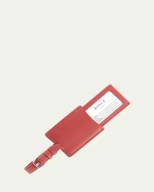 ROYCE NEW YORK Ret Retractable Luggage Tag - Red