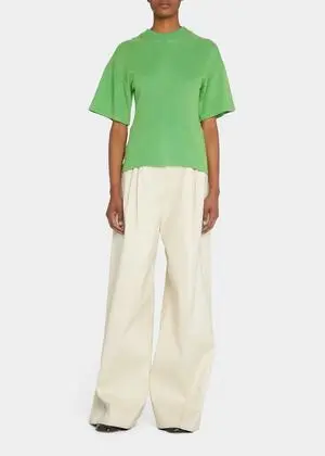 Proenza Schouler Eco Cotton T-Shirt Green
