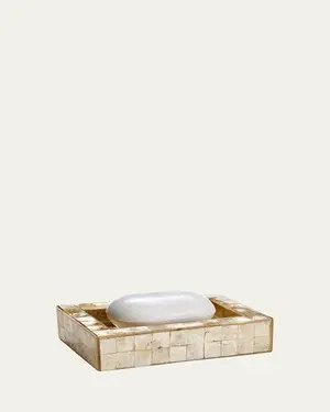 LABRAZEL Capiz Soap Dish - Champagne