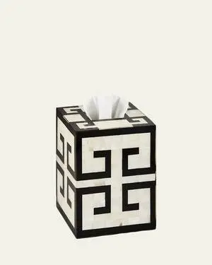 LABRAZEL Greek Key Tissue Box Cover