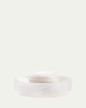 LABRAZEL Hielo Onyx Soap Dish - White