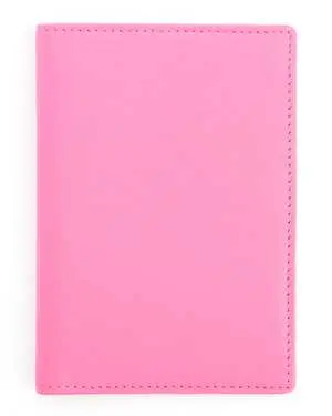 ROYCE NEW YORK Rfid Blocking Passport Case Bright Pink