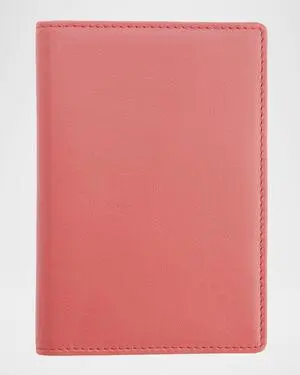 ROYCE NEW YORK Rfid Blocking Passport Case Red