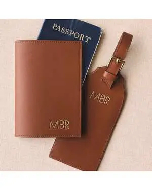 BELL'INVITO Monogram Passport Cover - Siena