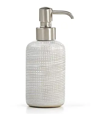 LABRAZEL Woven Platinum Pump Dispenser Brushed Nickel
