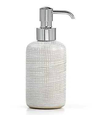 LABRAZEL Woven Platinum Pump Dispenser Polished Chrome