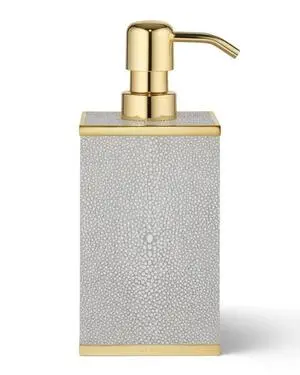 Aerin Faux Shagreen Soap Pump - Gray