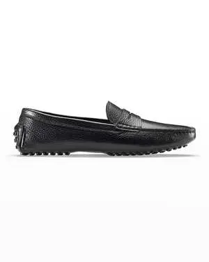 Koio Men's Maranello Leather Driving Shoes - Nero