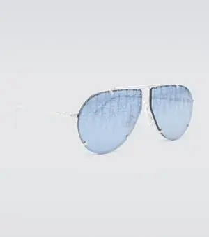Dior Diorblacksuit A2u Aviator Sunglasses - Silver
