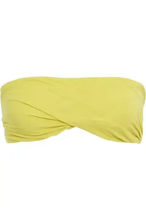 Rick Owens Ruched Stretchjersey Bra Top
