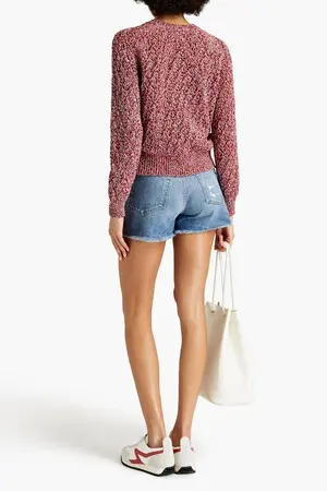 Rag & Bone Dre Distressed Denim Shorts