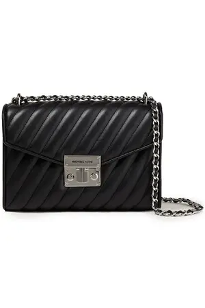 Michael Kors Quilted Shoulder Bag - Black