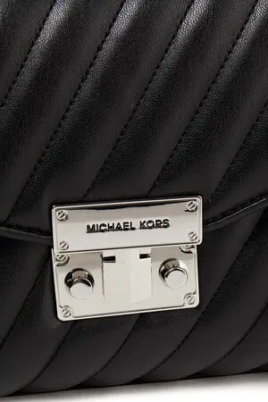 Michael Kors Quilted Shoulder Bag - Black