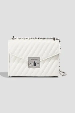 Michael Kors Quilted Shoulder Bag - White