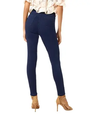Hue Reversible Denim Leggings - Deep Blue