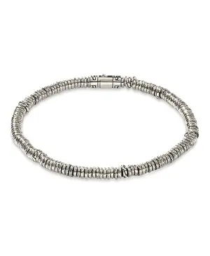 John Hardy Sterling Classic Chain Lapis Lazuli Bead Bracelet - Silver
