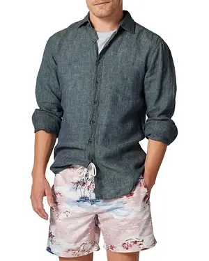 Rodd & Gunn Coromandel Linen Shirt - Ash