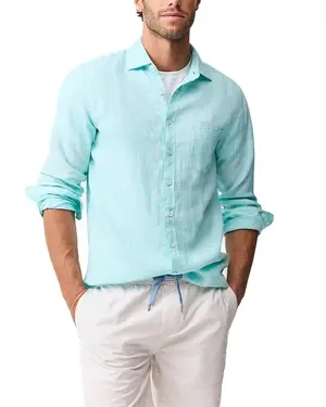 Rodd & Gunn Coromandel Linen Shirt - Mint