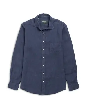 Rodd & Gunn Coromandel Linen Shirt - Navy