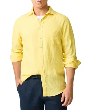 Rodd & Gunn Coromandel Linen Shirt - Sunshine